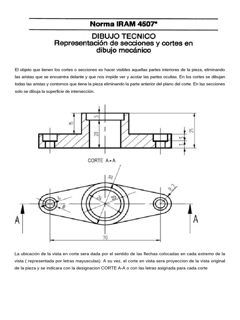 Norma IRAM 4507 y 4059 | PDF | Perspectiva (Gráfica) | Geometría