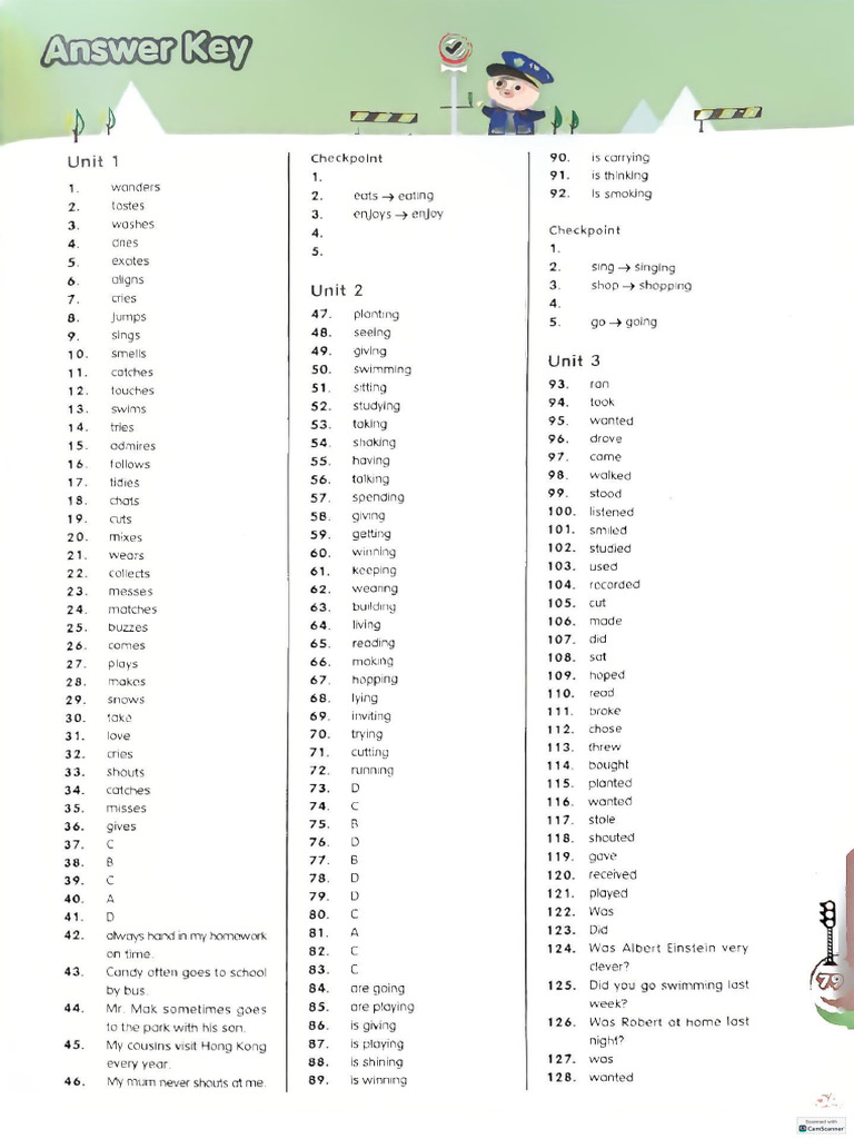 5A Grammar in Practice Key | PDF