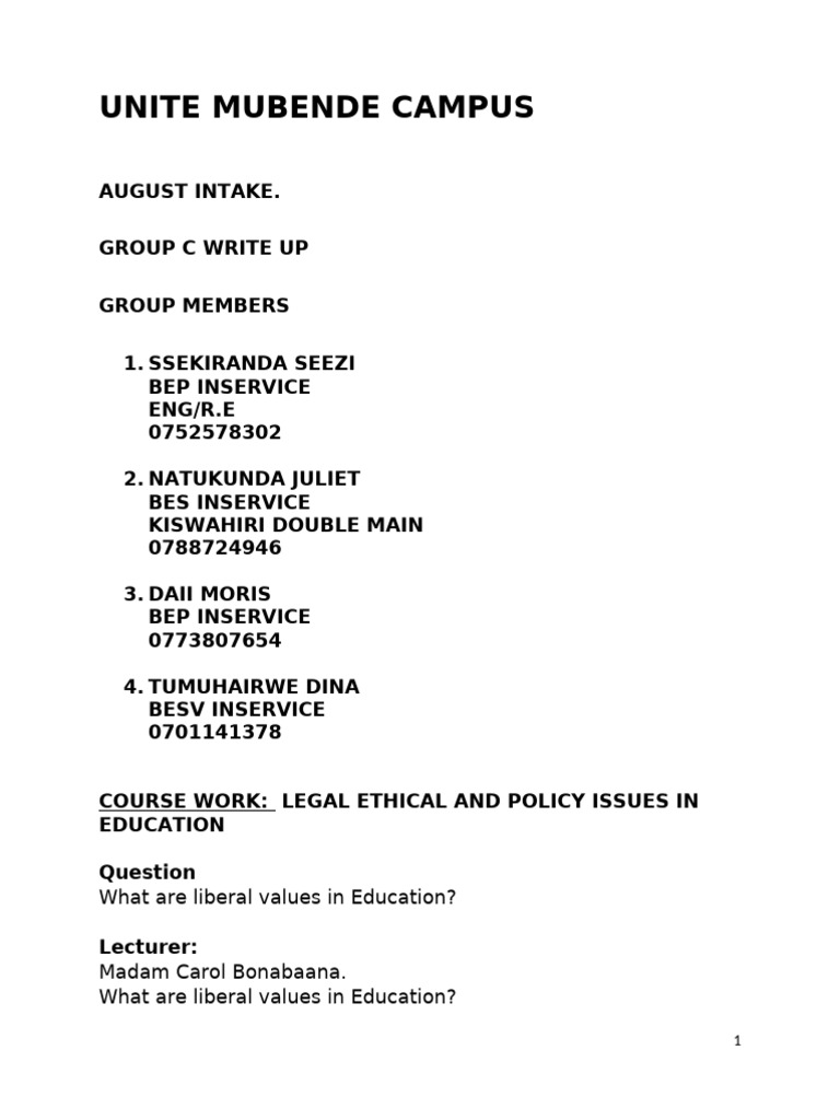 GROUP C Course Work | PDF | Learning | Critical Thinking