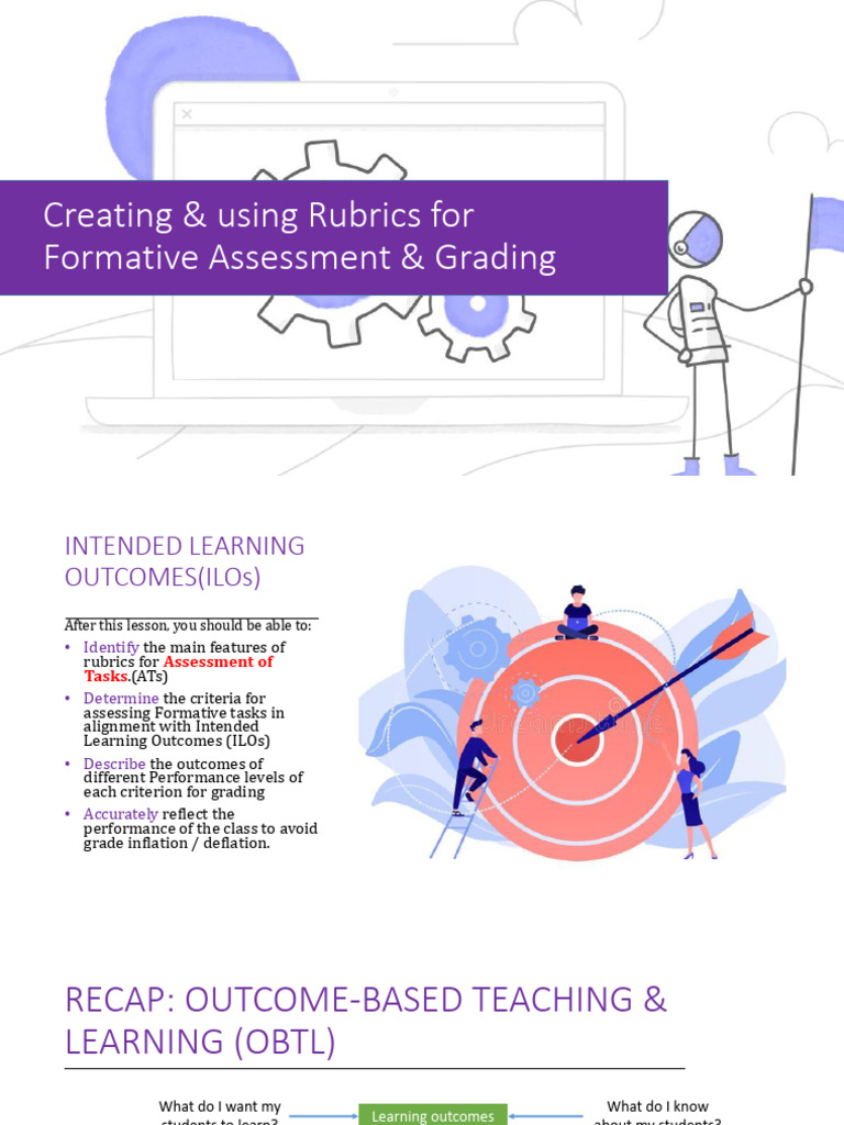 TDP301 Creating Rubrics For Formative Assessments | PDF | Educational ...