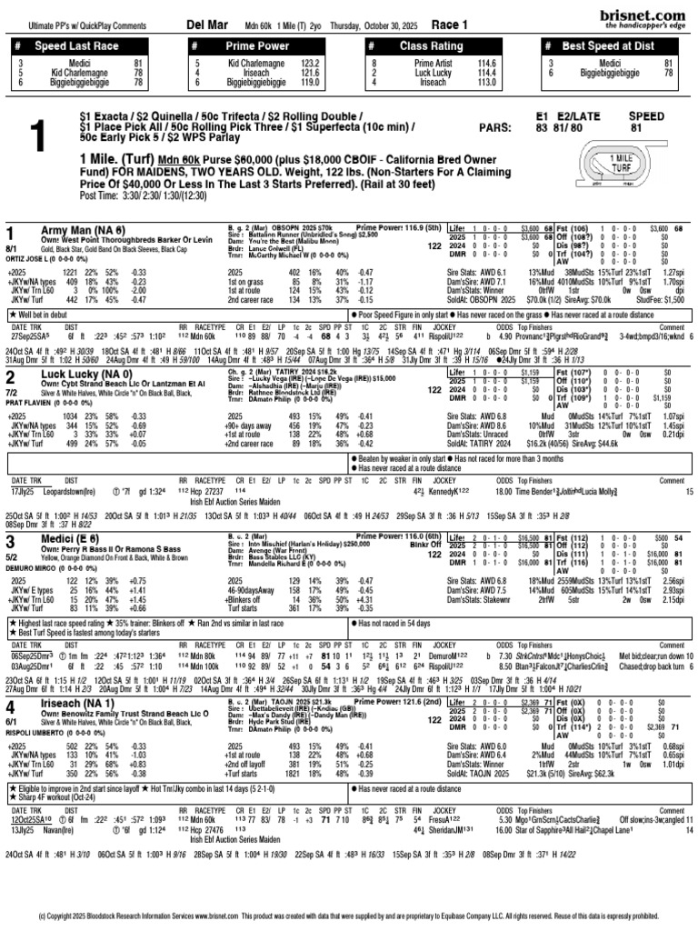 DMR 1030 y | PDF | Individual Horses | Horse Racing