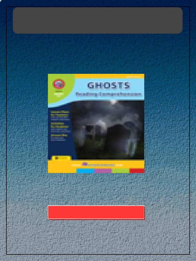 Ghosts Reading Comprehension Novel Study Gr 3 7 Reading Comprehension Novel Study 1st Edition ...