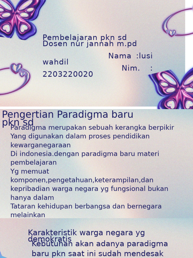 ppt pembelajaran pkn | PDF