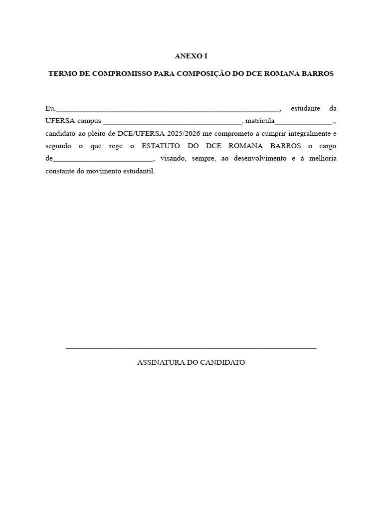 Anexo I - Regimento Geral Dce e Conselhos 2025 Assinado | PDF