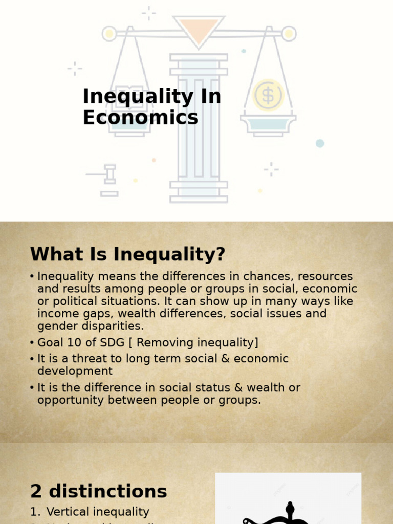 Inequality in Economics | PDF