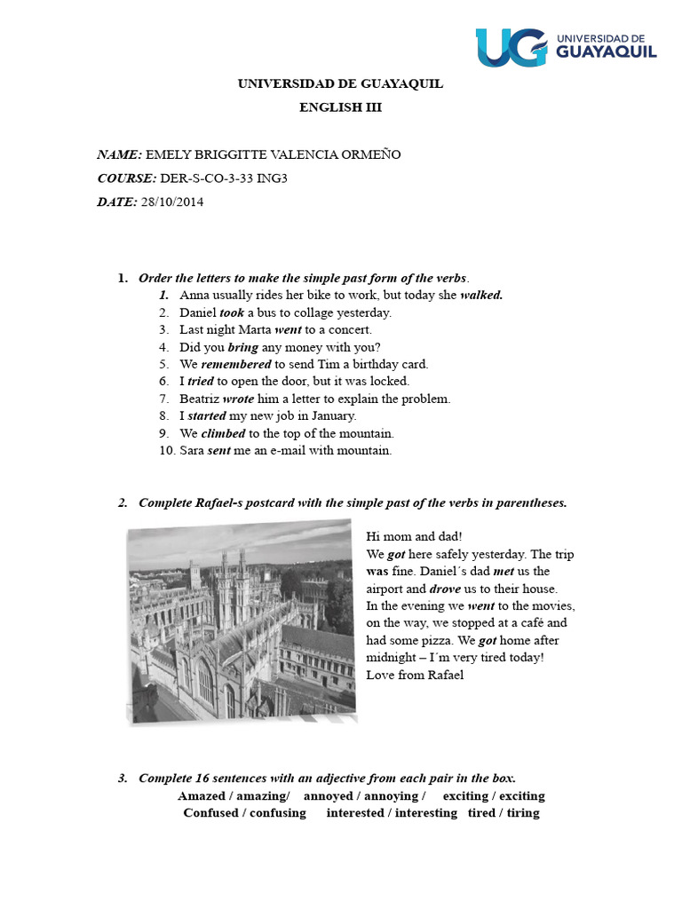 Homework Unit 7 | PDF