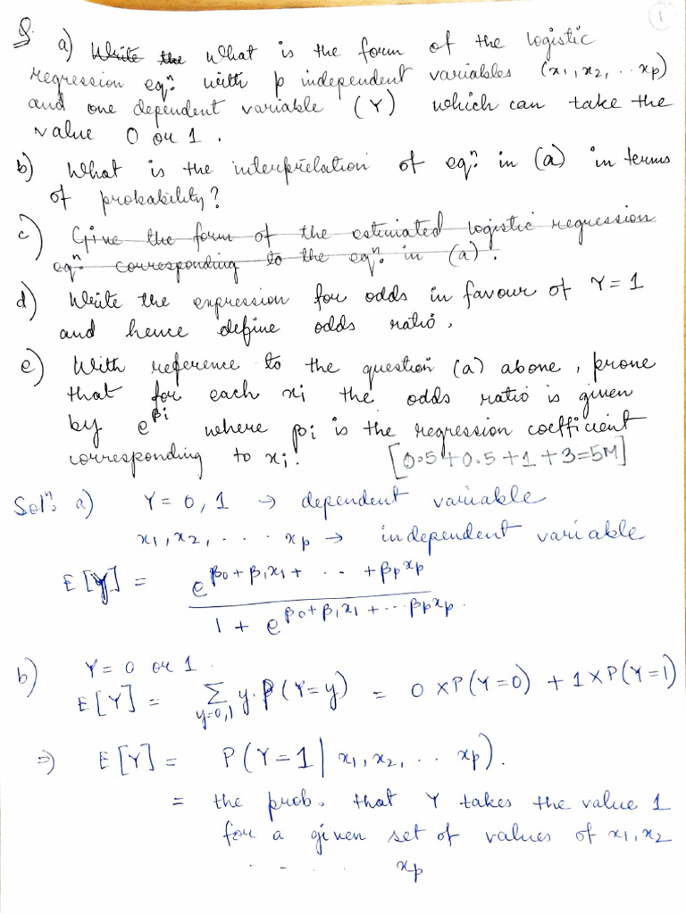 MATH F432 Compre Answer Key | PDF
