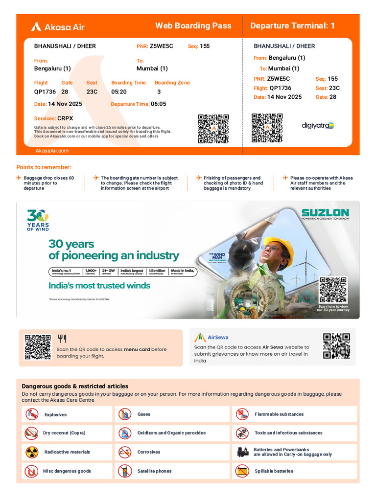 Blr Bom z5we5c Dheer Bhanushali | PDF | Dangerous Goods