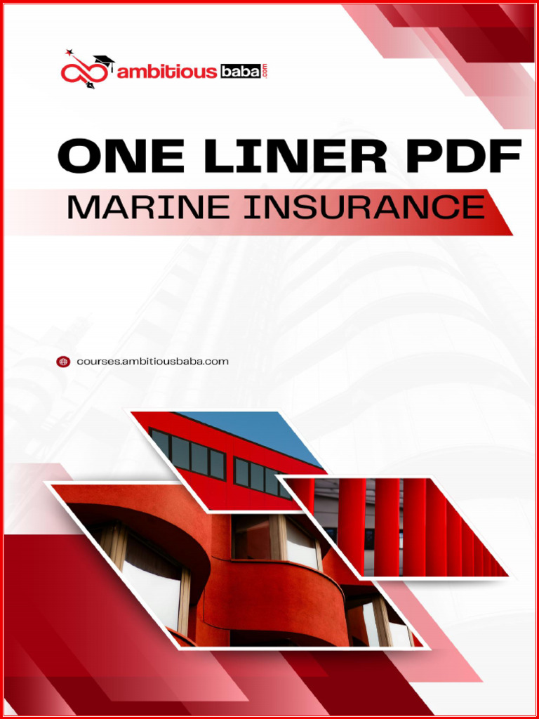 Marine Insurance Fundamentals Explained | PDF | Business Law