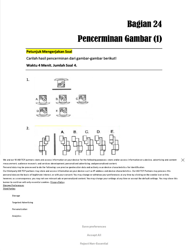 PDF Tes Pencerminan Gambar Compress | PDF