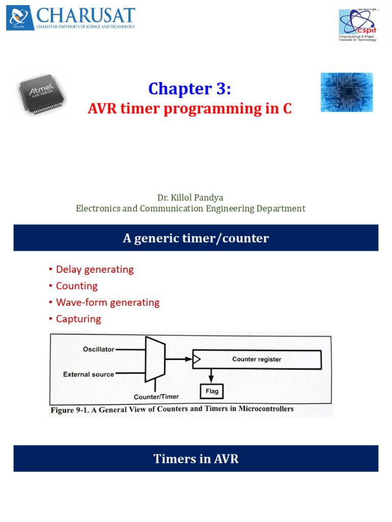 AVR Timer Programming in C Guide | PDF | Timer | Computer Engineering
