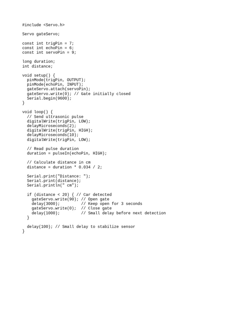 Arduino Code Toll Tax | PDF