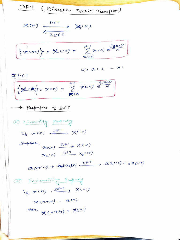 DFT and Filters | PDF