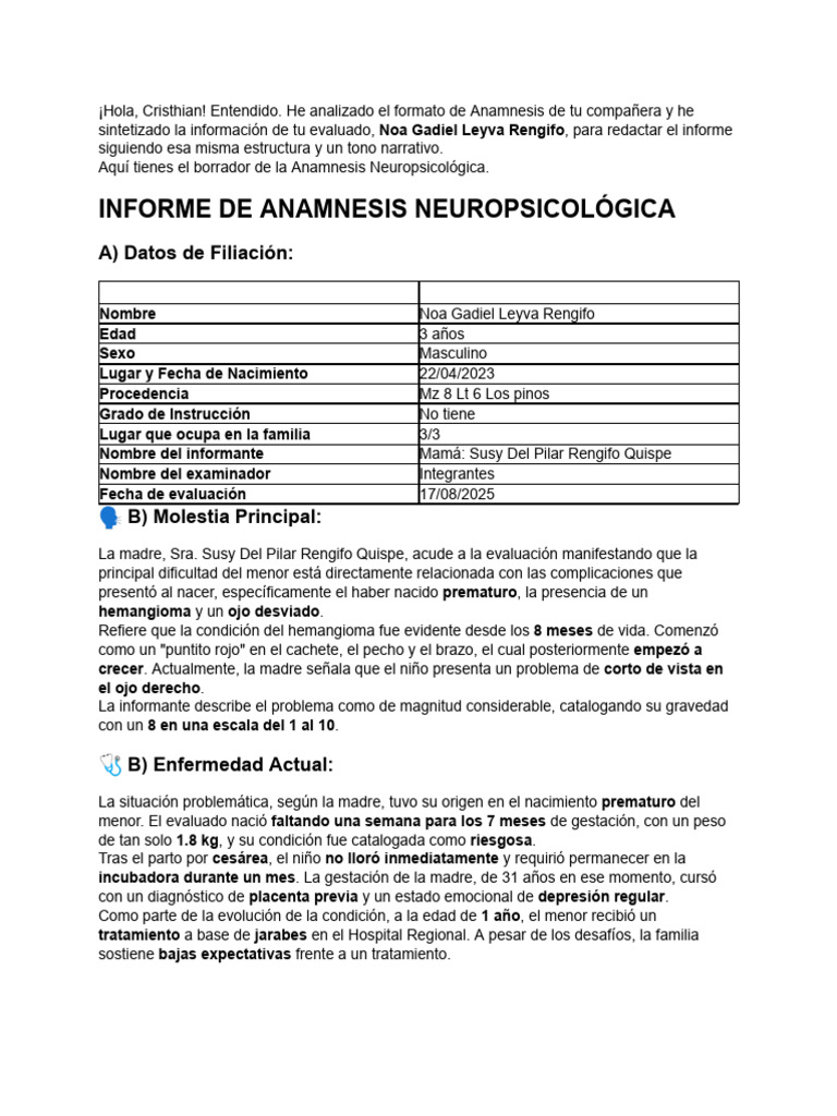 Ahora Mediante Esta Información Quiero Que Me Ayud... | PDF | Desorden hiperactivo y deficit de ...
