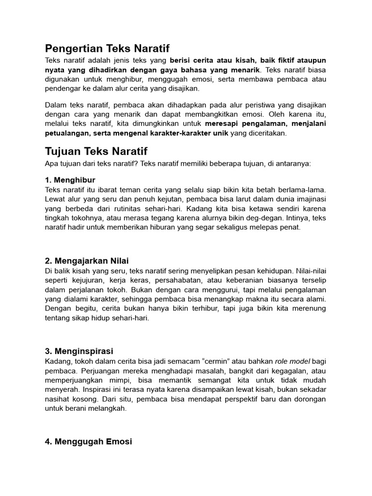 Teks Narasi 7 | PDF