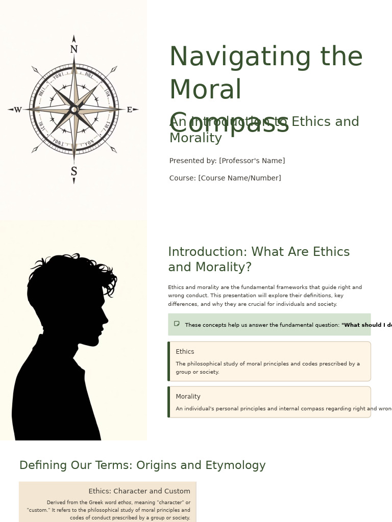 Navigating the Moral Compass | PDF | Morality | Virtue Ethics
