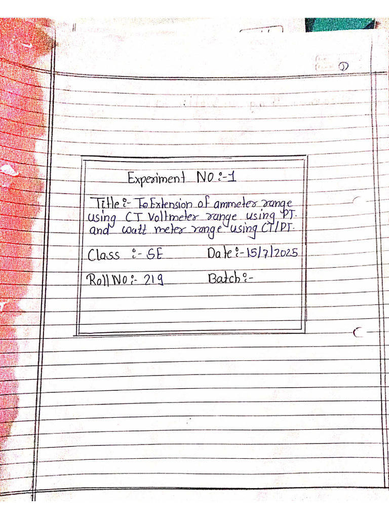 EMI Experiment PDF | PDF