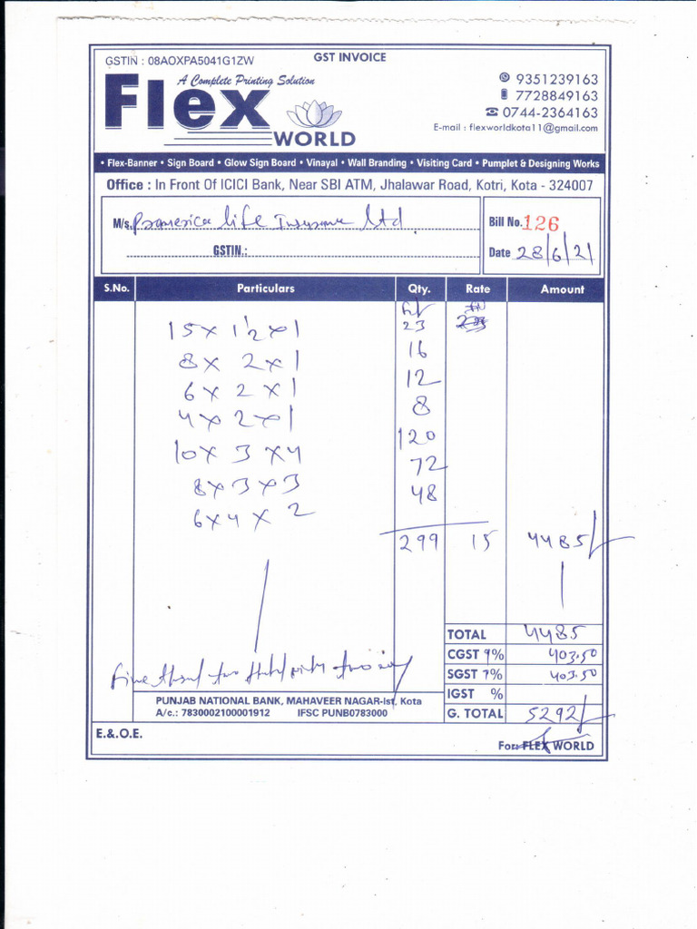 Flex Bill | PDF