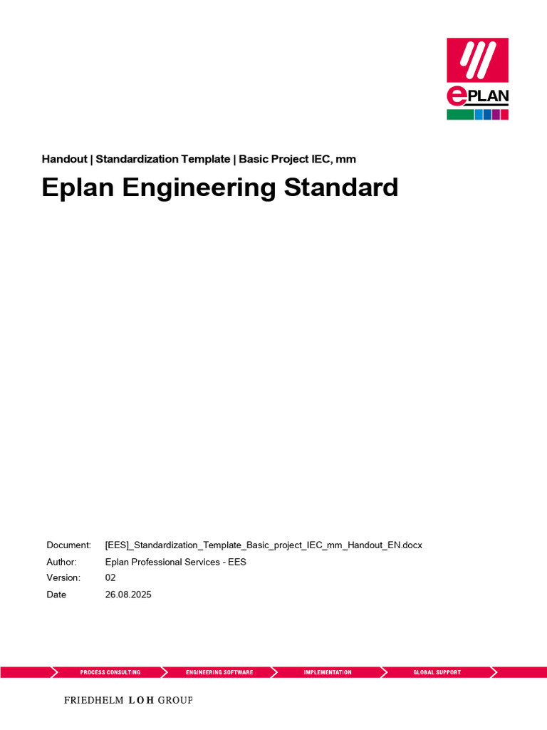 [EES] Standardization Template Basic Project IEC Mm Handout En | PDF ...