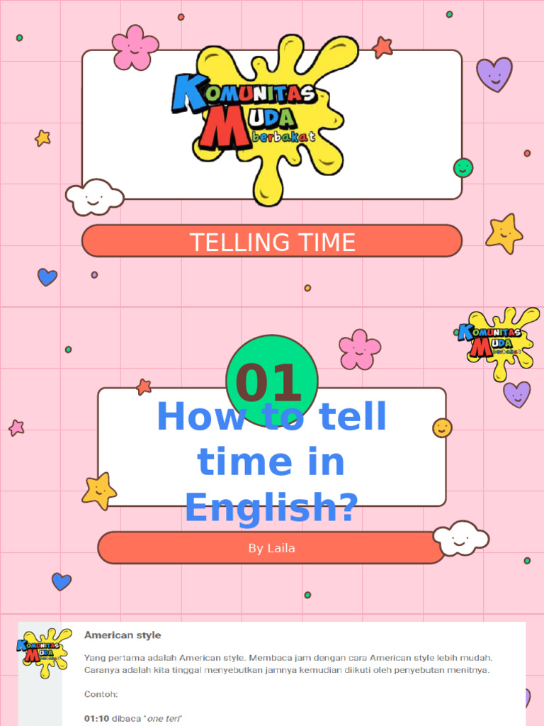 English Expressions - Asking and TELLING TIME | PDF