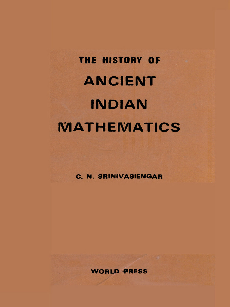 The History of Ancient Indian Mathematics | PDF | Circle | Area