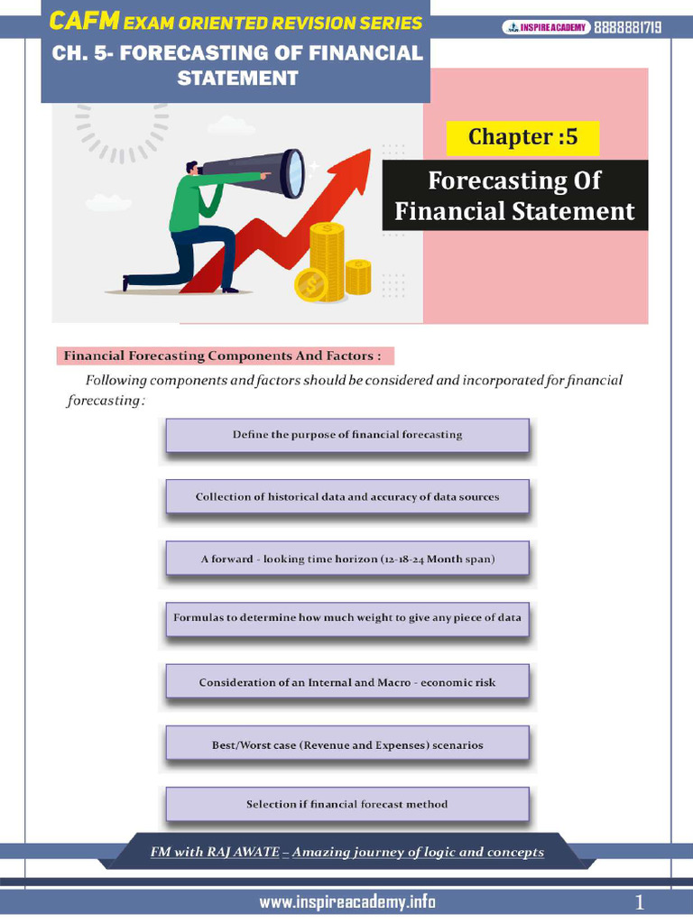Cafm CH 5 - Forecasting of Financial Statement - Ex - 251102 - 122259 | PDF