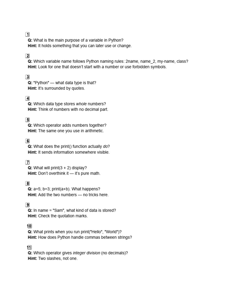 1️⃣ | PDF | Numbers | Data Type