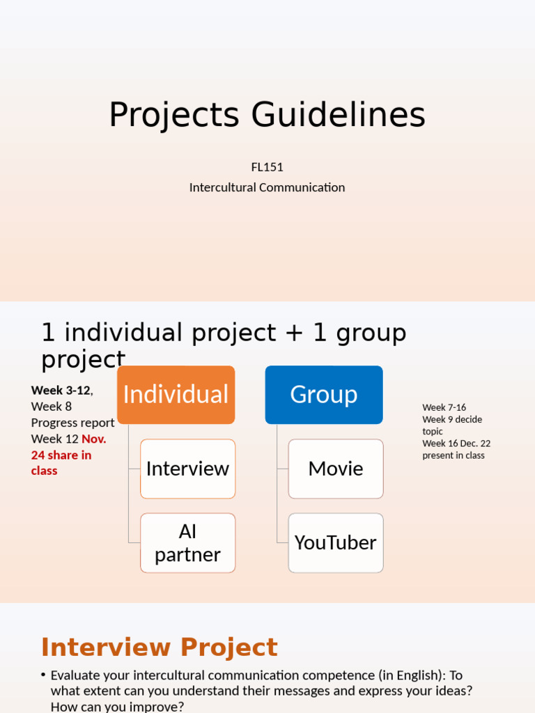Projects Guidelines | PDF | Psychological Concepts | Cognition