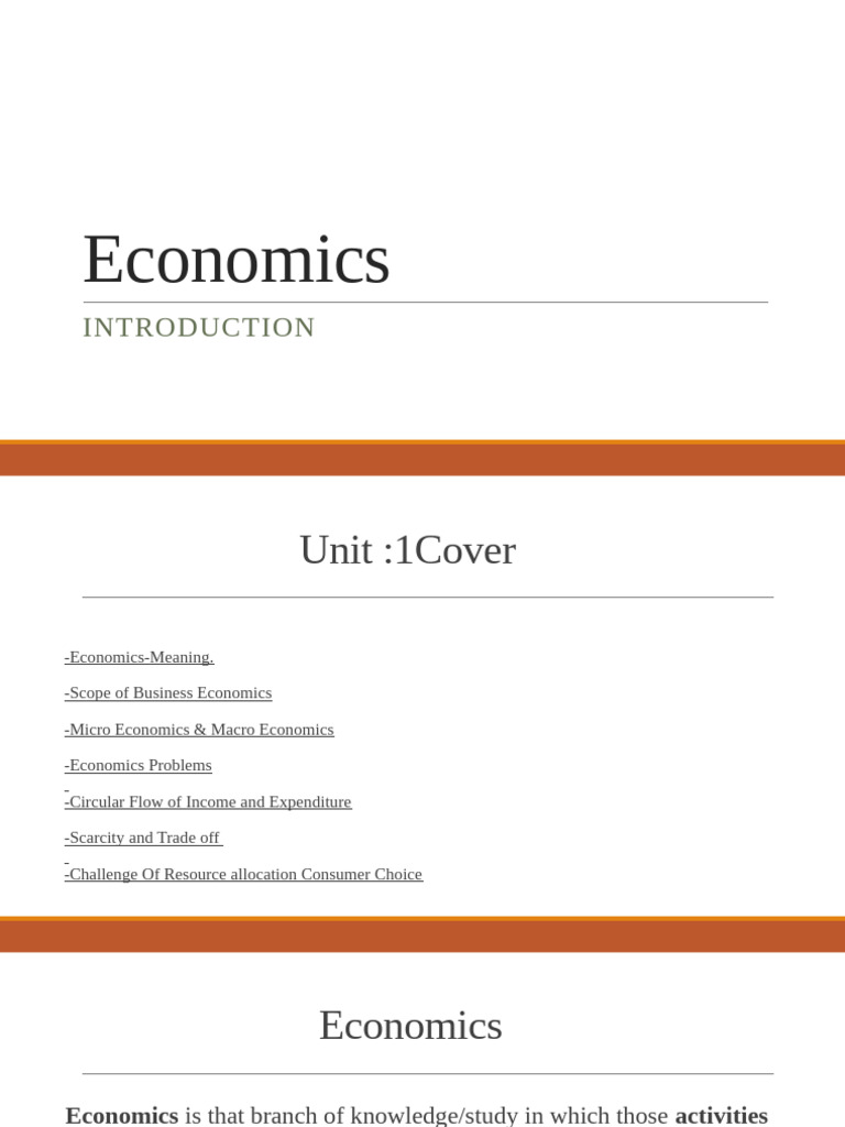 Economics | PDF | Economics | Economies