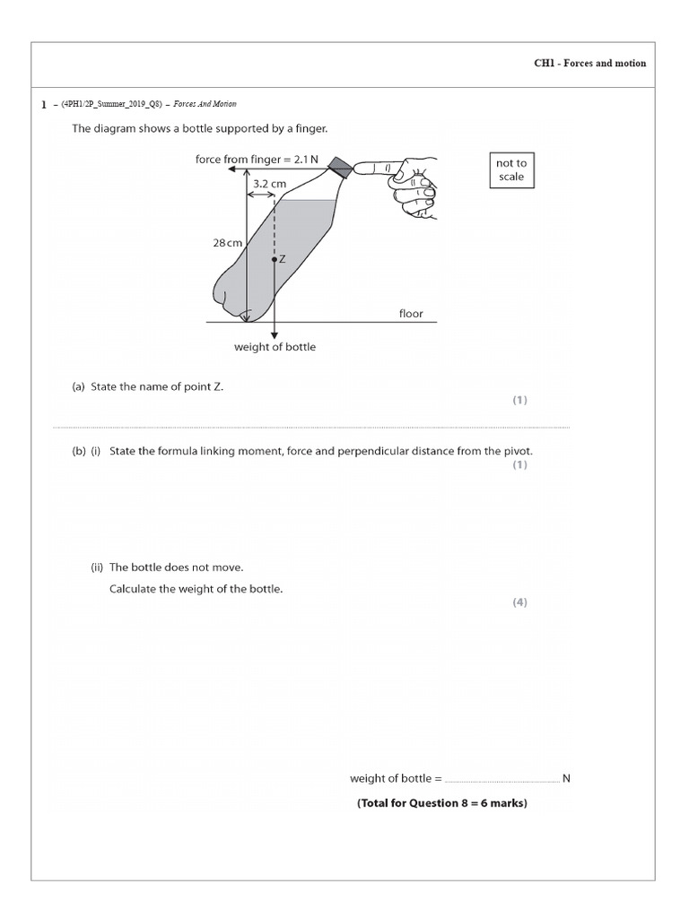 Physics P2 Unit1 Practice | PDF | Physics