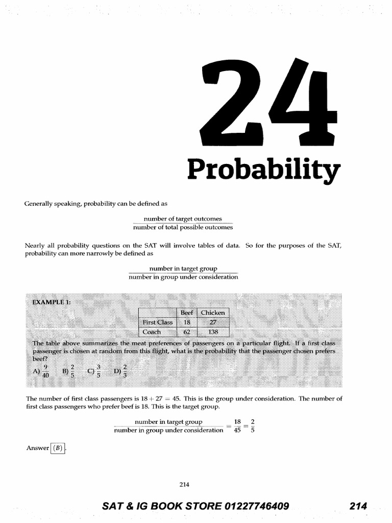 Probability and Statistic I | PDF
