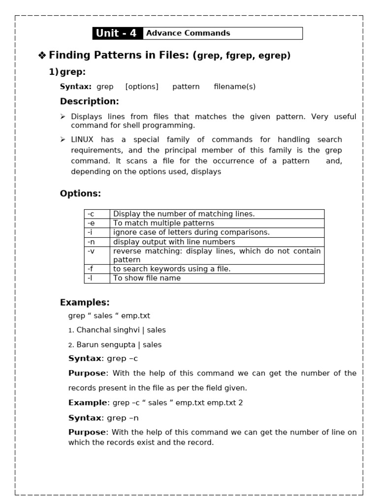 Chapter 4 Advance Commands | PDF | File System | Software