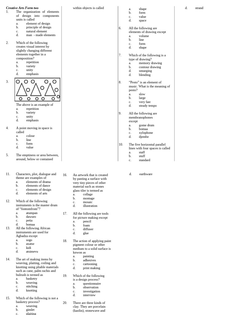 b7 - b8 Sample Exam Questions | PDF