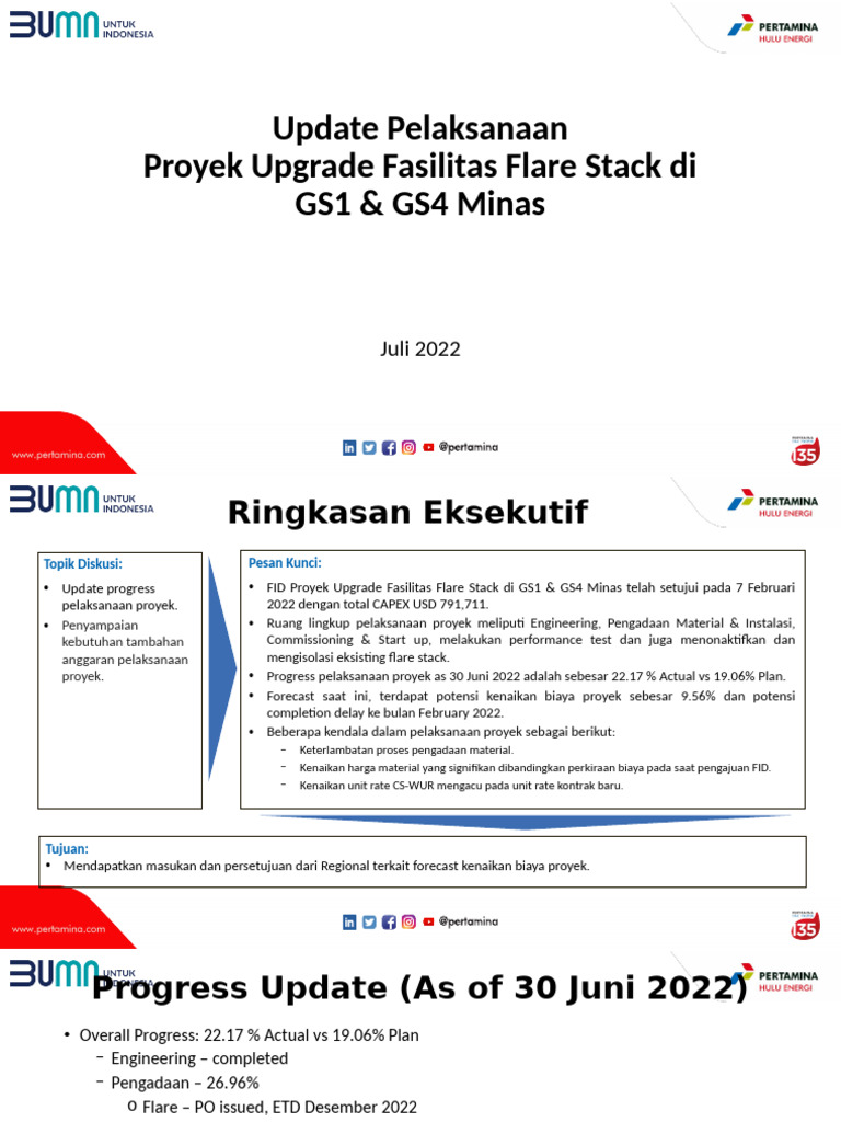 Proyek Update - Upgrade Flare GS1 GS4 | PDF | Gas Technologies | Equipment