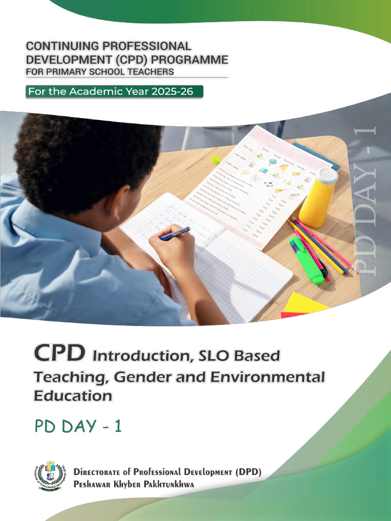 CPD Session Plans for Primary Teachers 2025-26 | PDF | Teachers ...