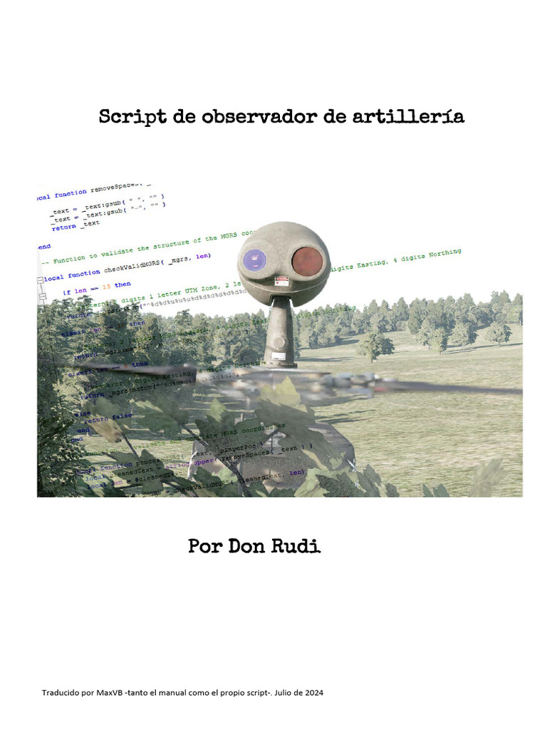 Script de Observador de Artiller¡A | PDF | Artillería