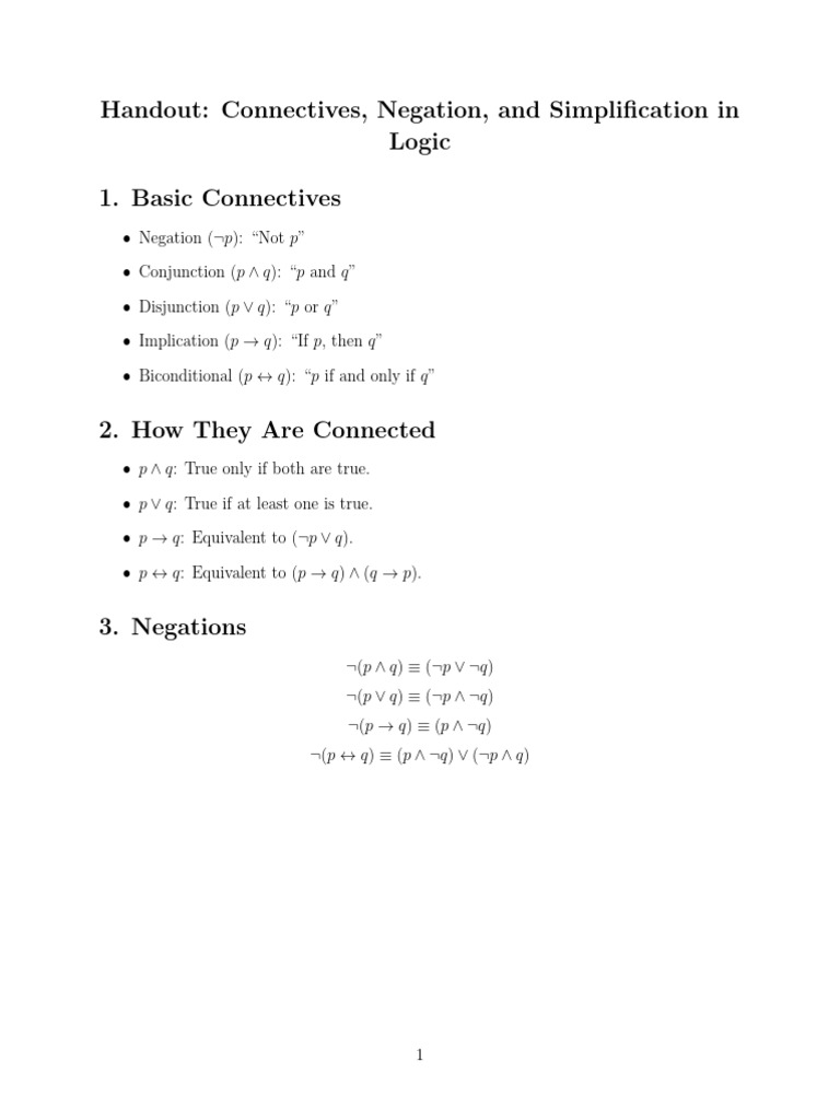 Handouts Discrete Math | PDF | Metalogic | Mathematical Logic