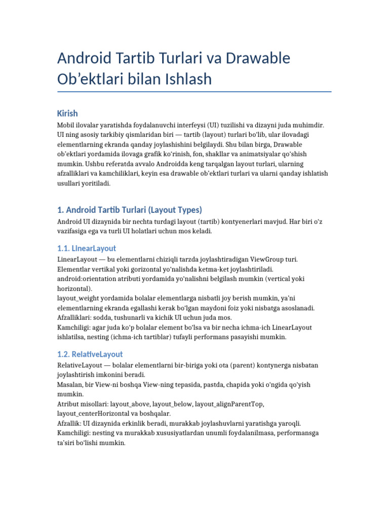 Android_Layout_Drawable | PDF