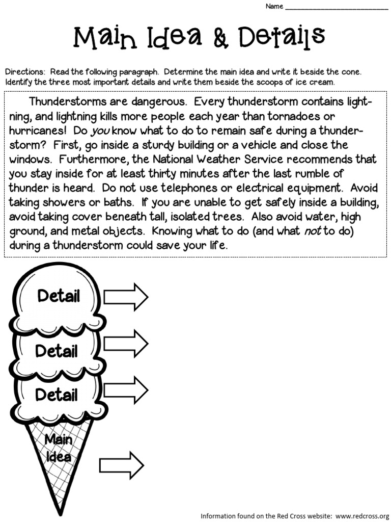 Main Idea and Details Freebie Two Passages | PDF | Honey Bee | Beehive