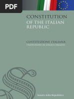 Italian Constitution (English Version) | PDF | Citizenship | Italy