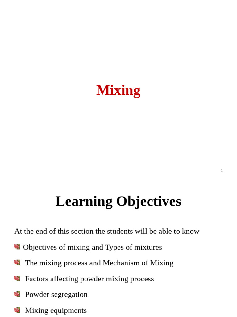 Mixing | PDF | Liquids | Mixture