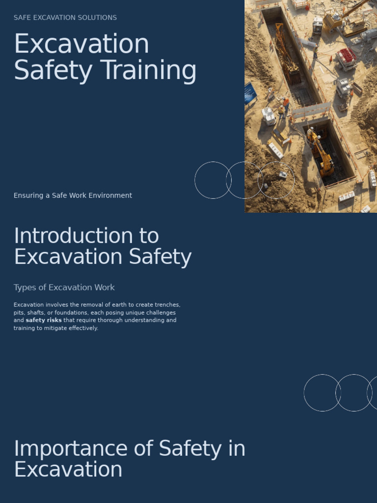 Presentation - Excavation Safety Training | PDF | Hazards | Safety