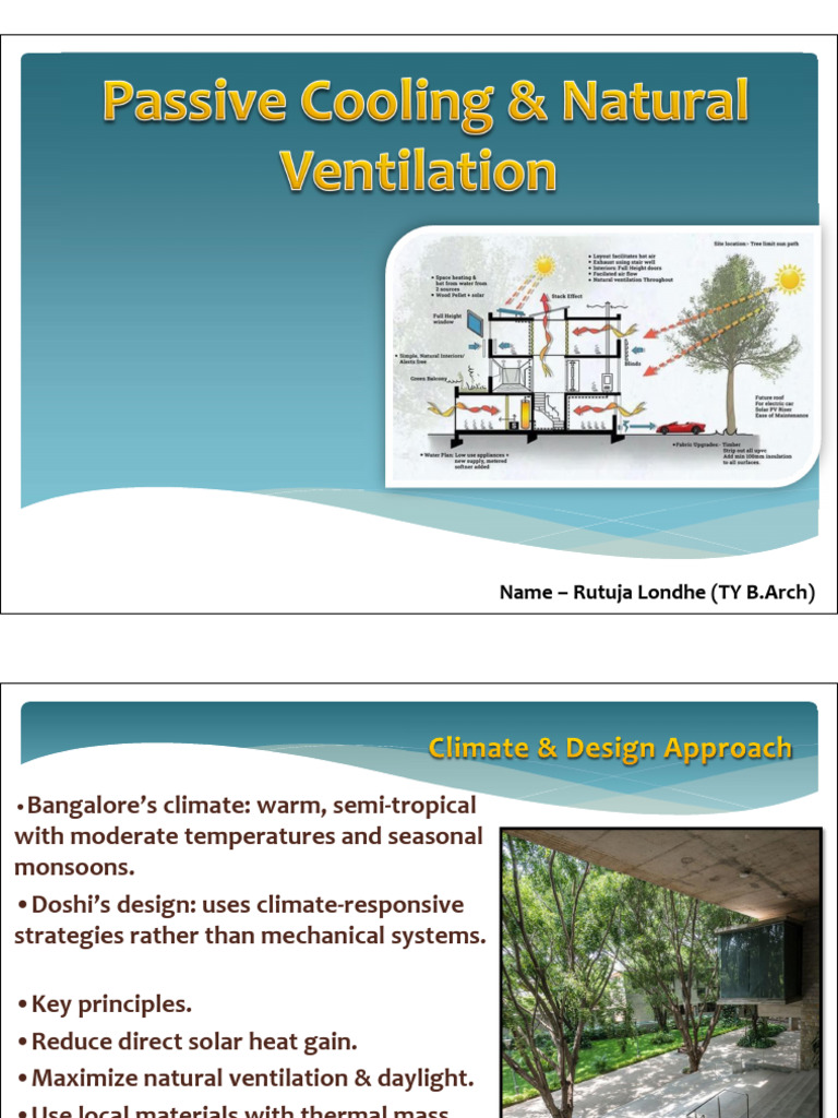 Passive Cooling of IIMB | PDF