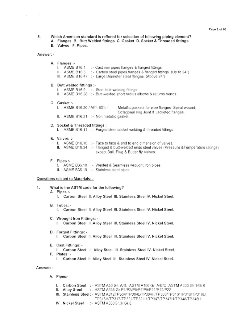 Piping Notes 1 | PDF