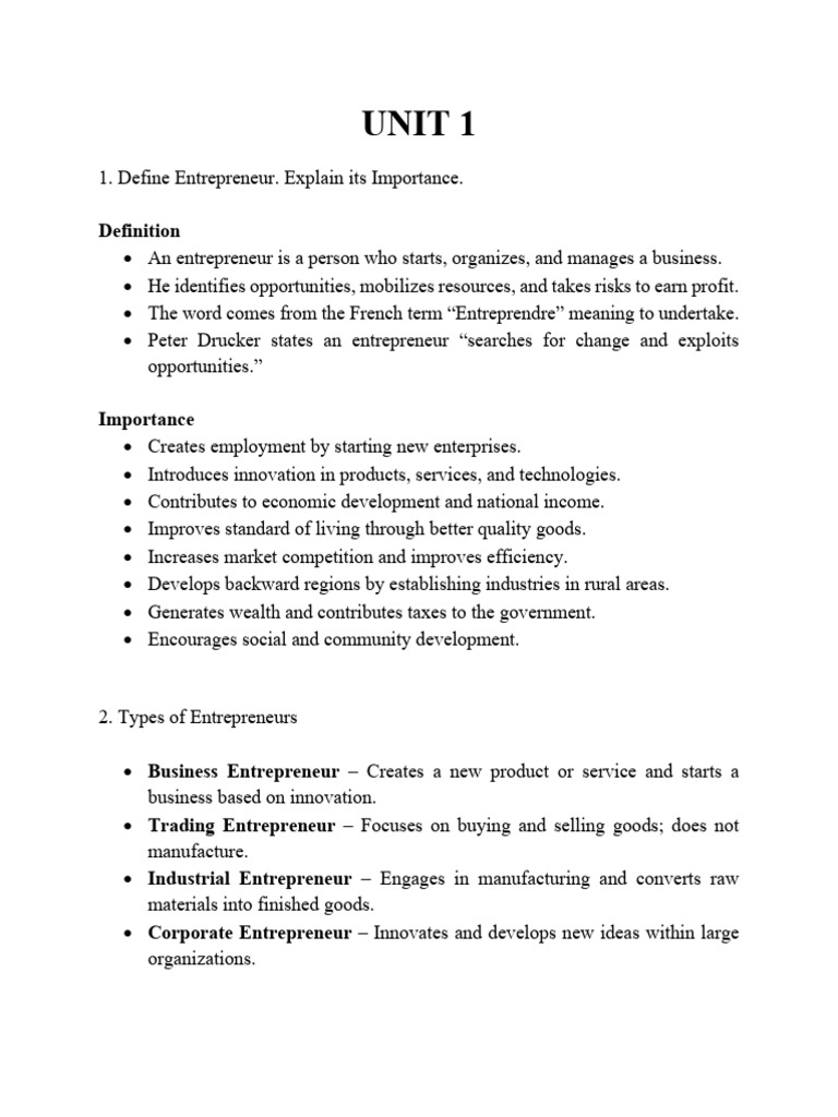 Understanding Entrepreneurship Essentials | PDF | Entrepreneurship ...