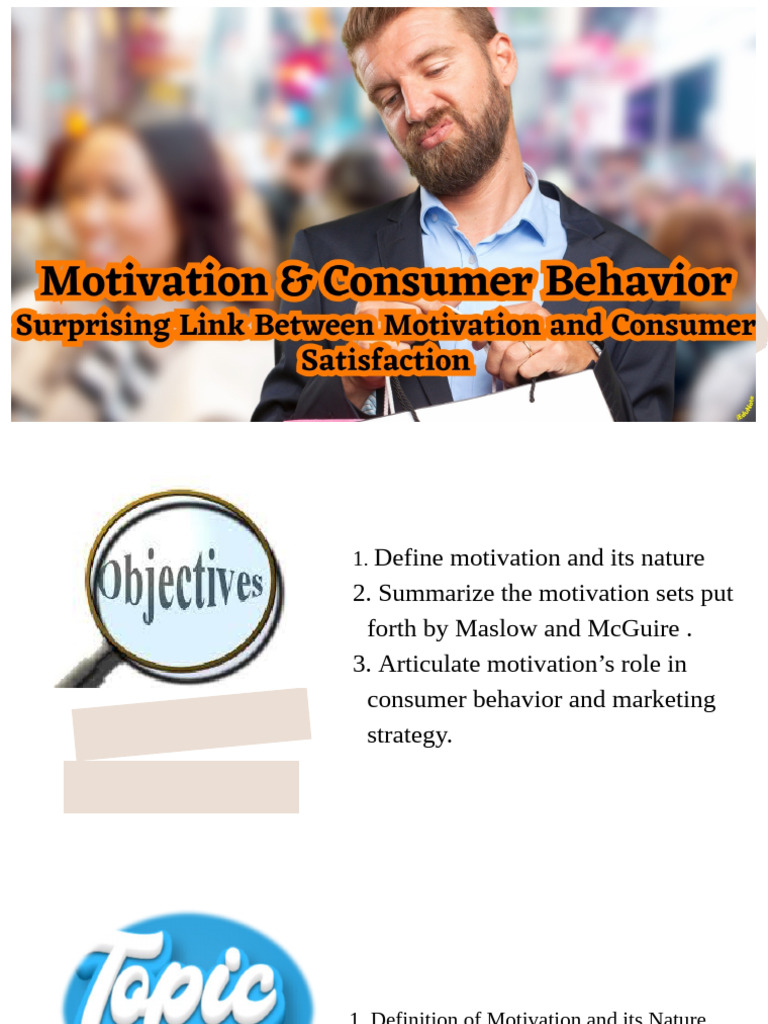 Chapter 5 Motivation Consumer Behavior | PDF | Motivational | Motivation