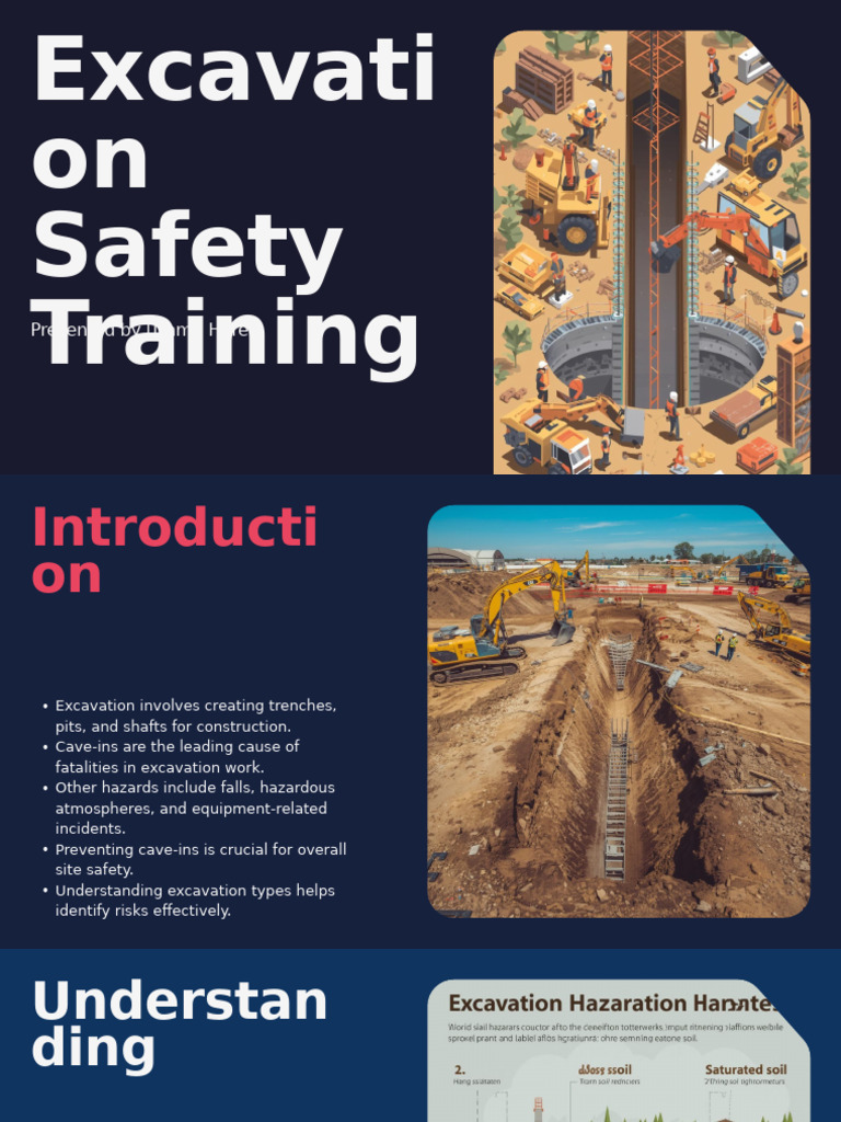 Excavation Safety Training | PDF | Trench | Emergency