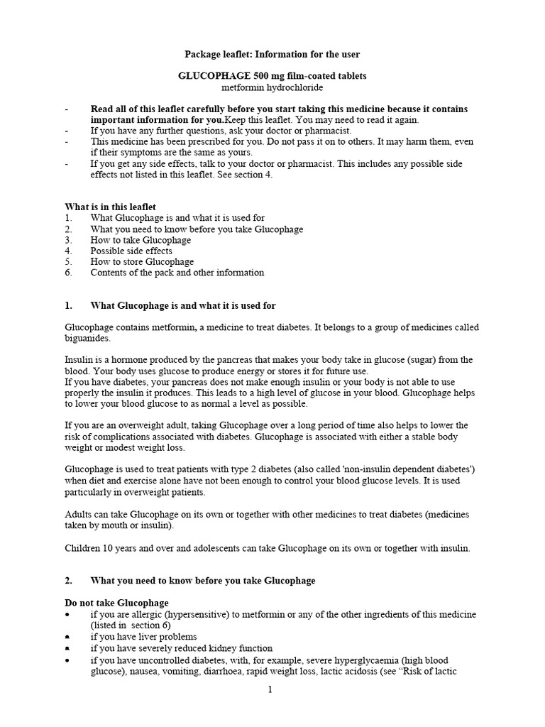 Pil 987 | PDF | Hypoglycemia | Diabetes
