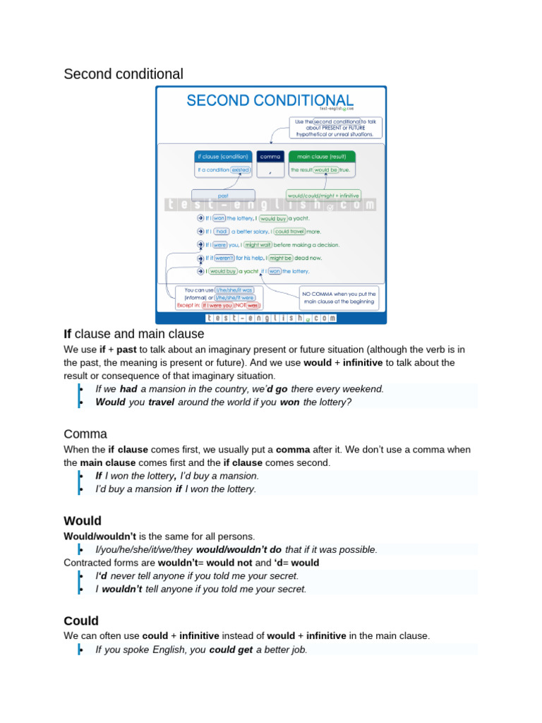 Second Conditional | PDF