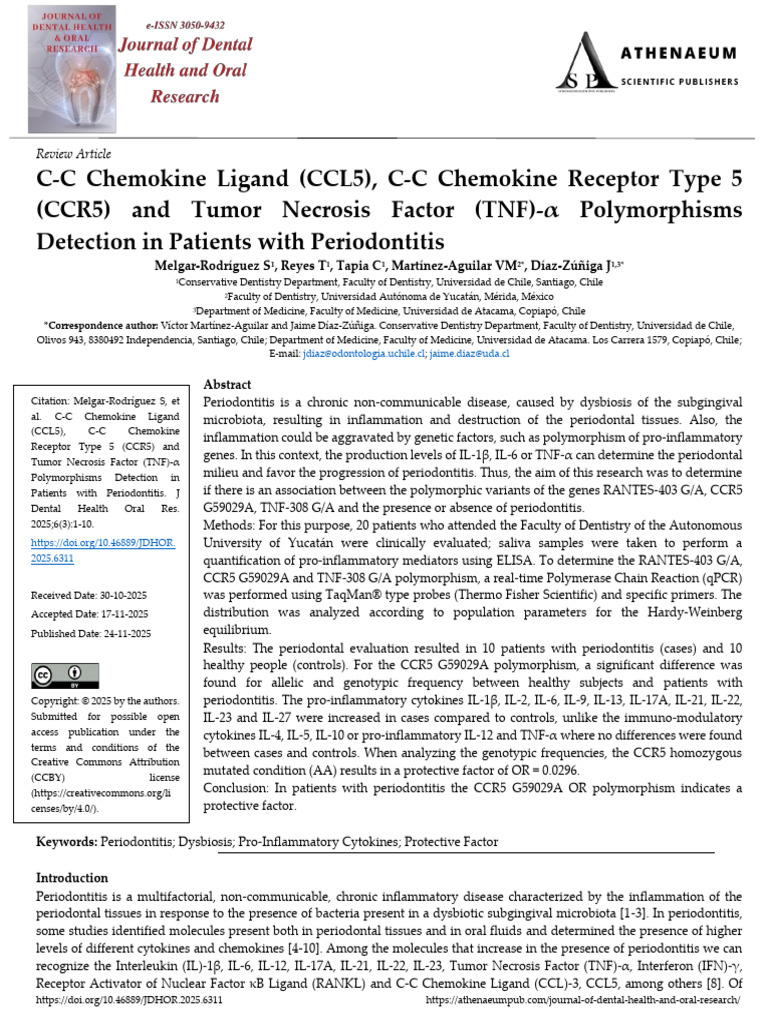 C C Chemokine Ligand CCL5 C C Chemokine Receptor Type 5 CCR5 and Tumor ...